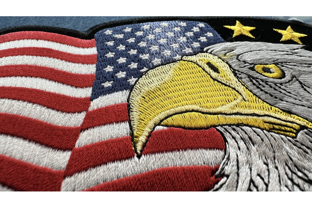 Large Eagle Patch for Back of Jackets by Ivamis Patches