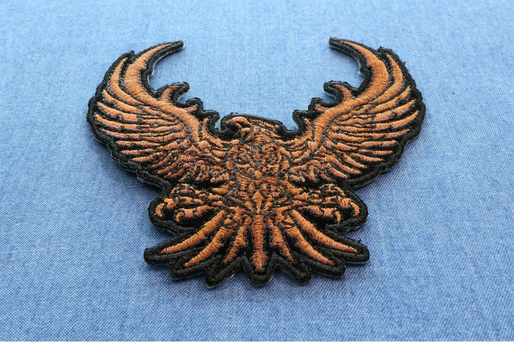 Brown Eagle Patch, Iron on Patches by Ivamis Patches