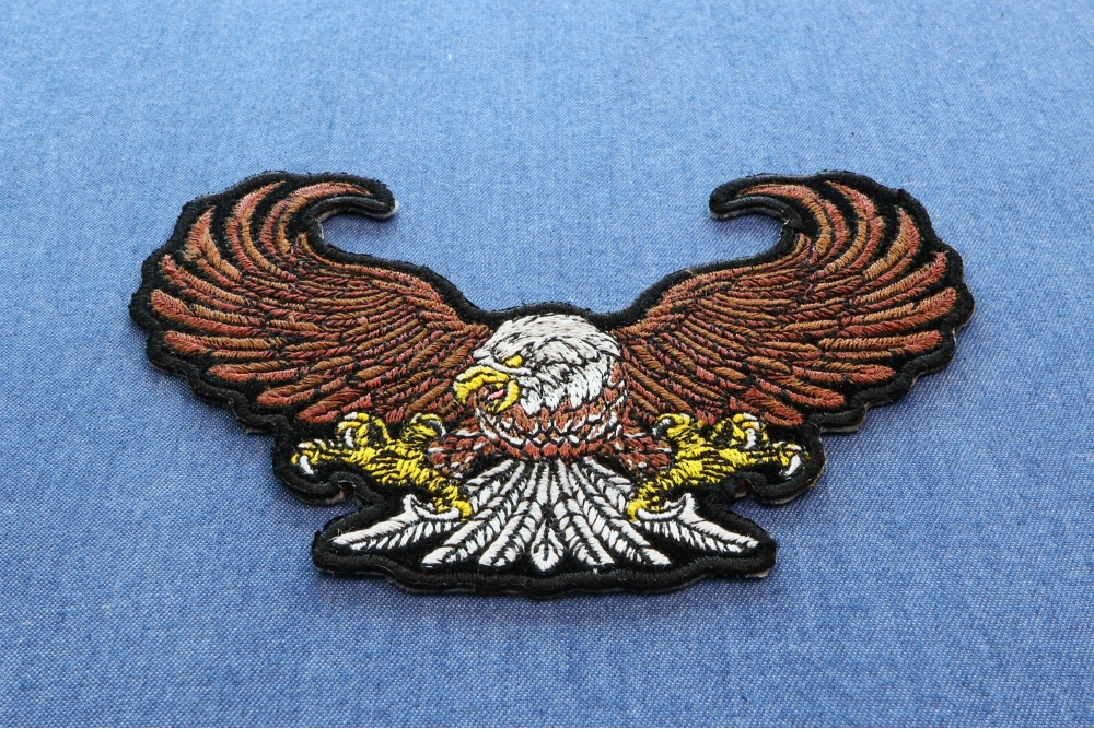 Brown Eagle Small Patch diagonal view