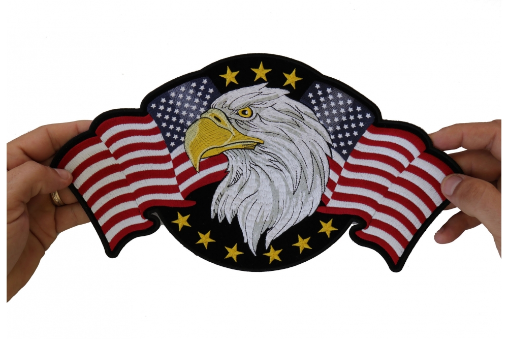 Large Eagle Patch for Back of Jackets by Ivamis Patches