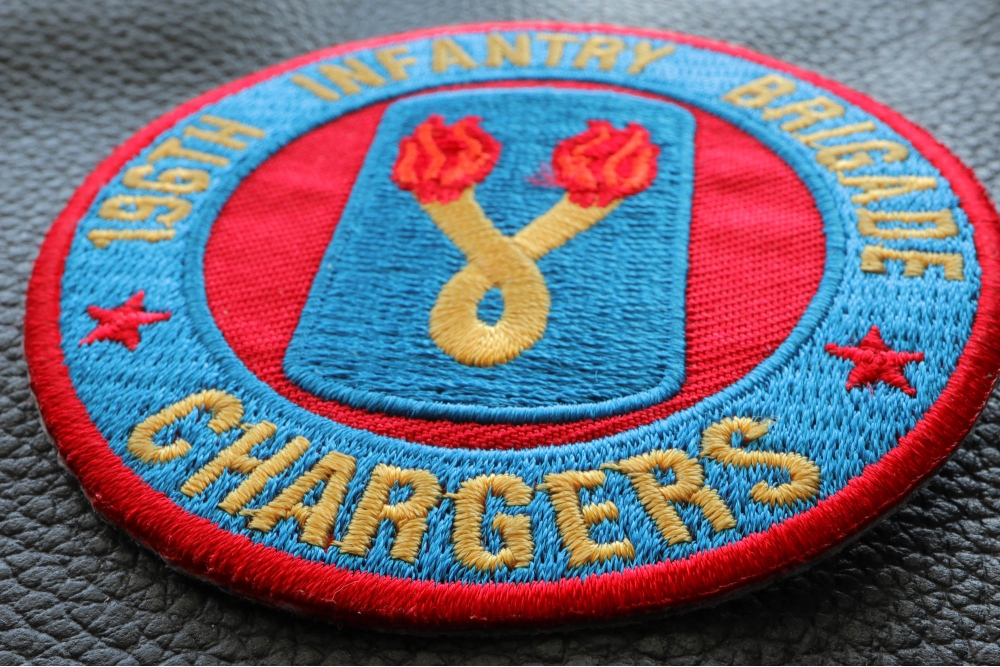 196th Infantry Brigade Patch Chargers by Ivamis Patches