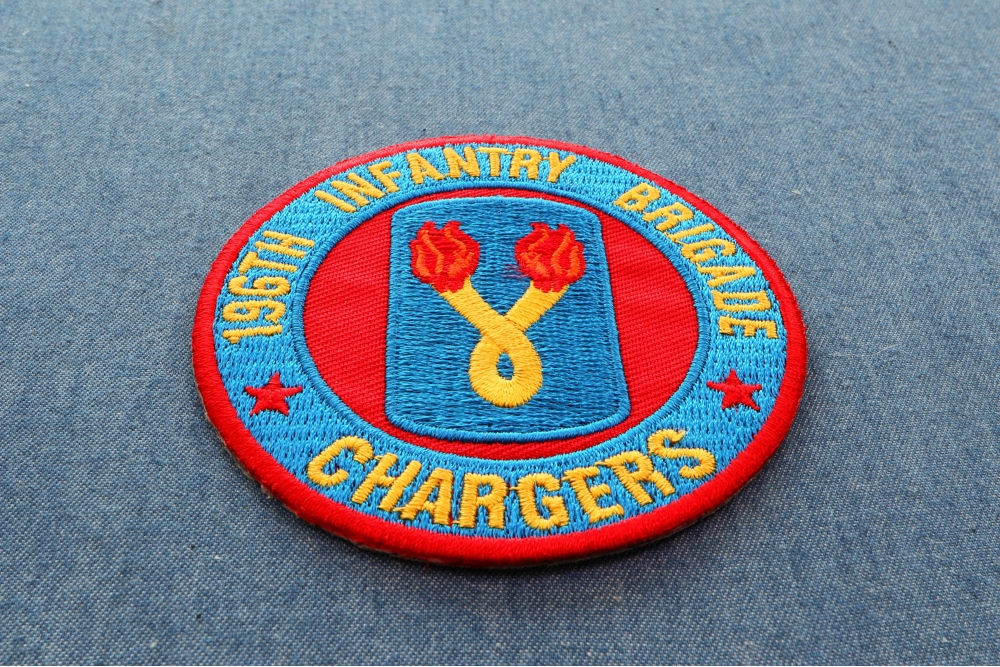 196th Infantry Brigade Patch Chargers by Ivamis Patches