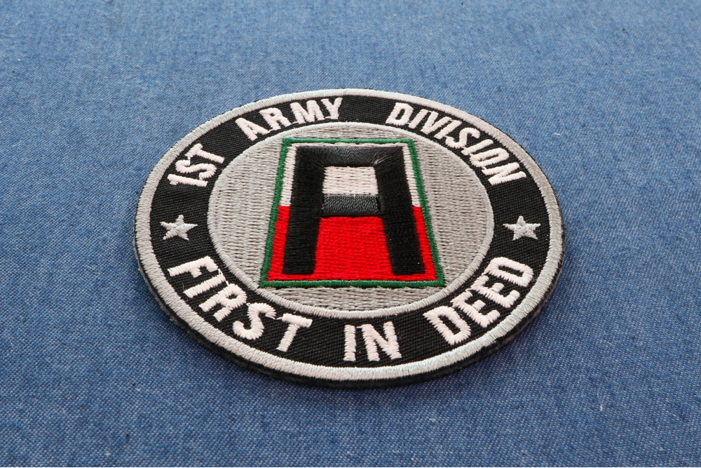 1st Army Division Patch First In Deed by Ivamis Patches