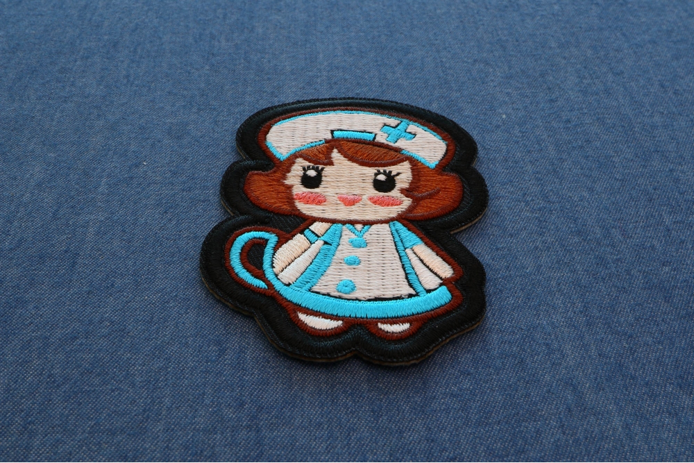 Lady Nurse Patch, Iron on Patches by Ivamis Patches