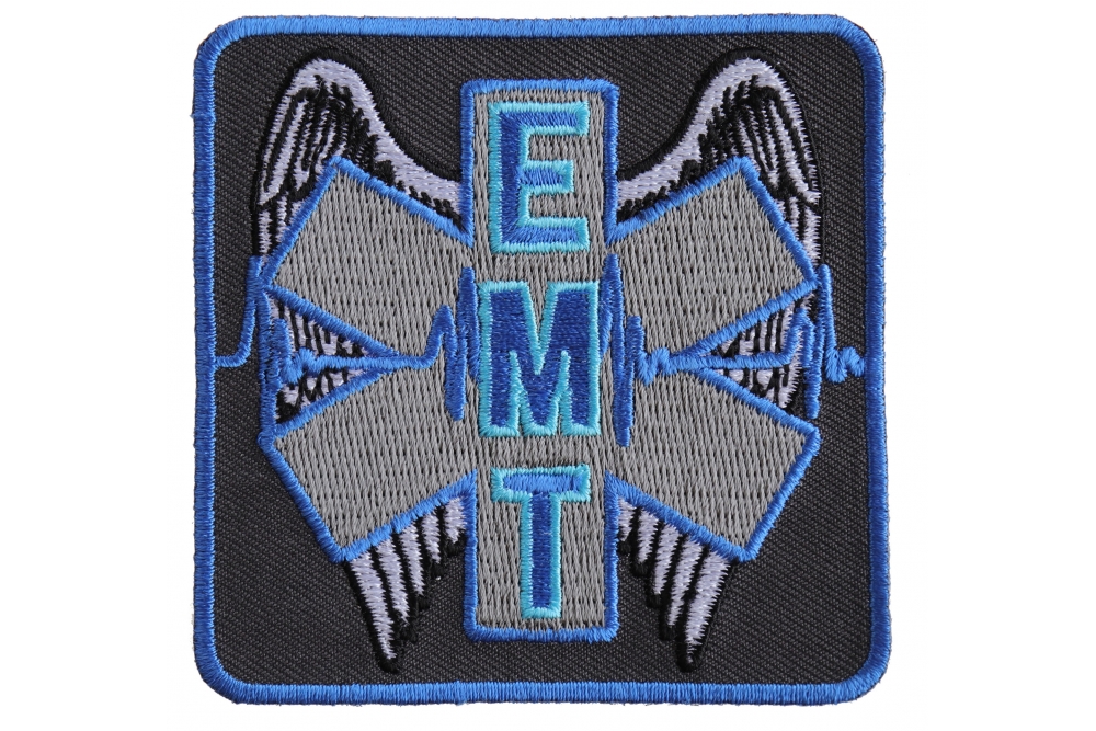 Winged EMT Patch | Embroidered Patches by Ivamis Patches