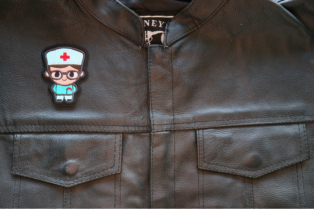 Male Nurse Patch, Iron on Patches by Ivamis Patches