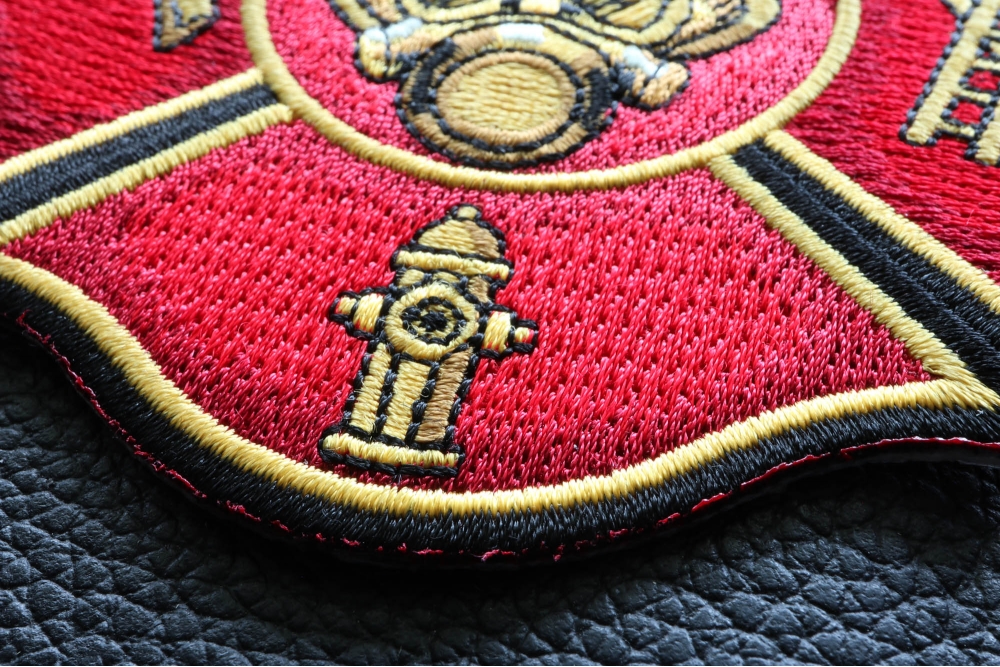 Fire Fighter Patch for Sewing or Ironing on to Jackets by Ivamis Patches