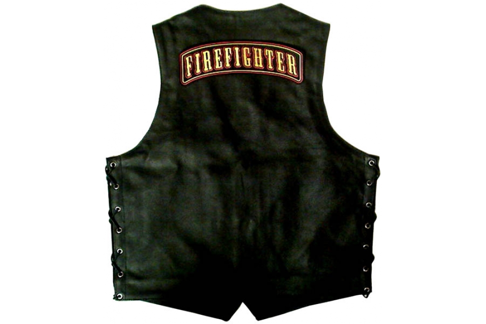 Large Firefighter Iron On Patch For The Back Of Your Jacket or Vest ...