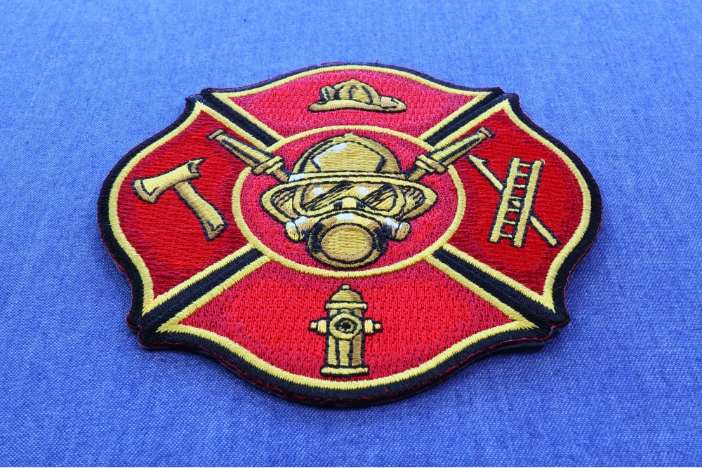 Fire Fighter Patch for Sewing or Ironing on to Jackets by Ivamis Patches