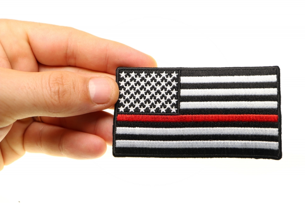 Subdued US Flag With Red Stripe Patch | Embroidered Patches by Ivamis ...
