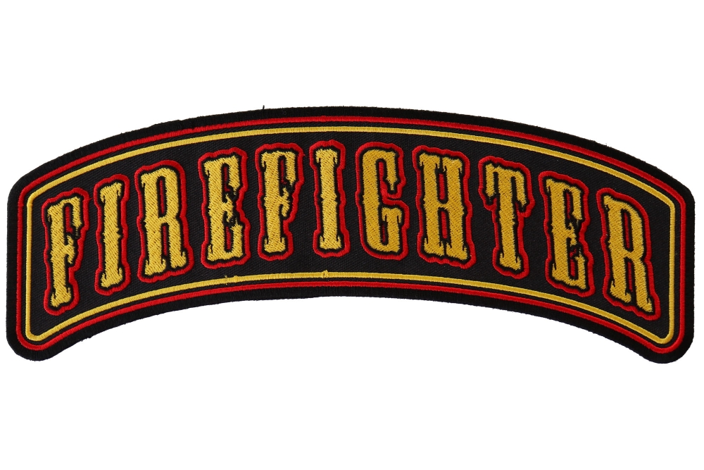 Firefighter Rocker Large Patch