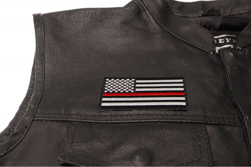 Subdued US Flag With Red Stripe Patch | Embroidered Patches by Ivamis ...