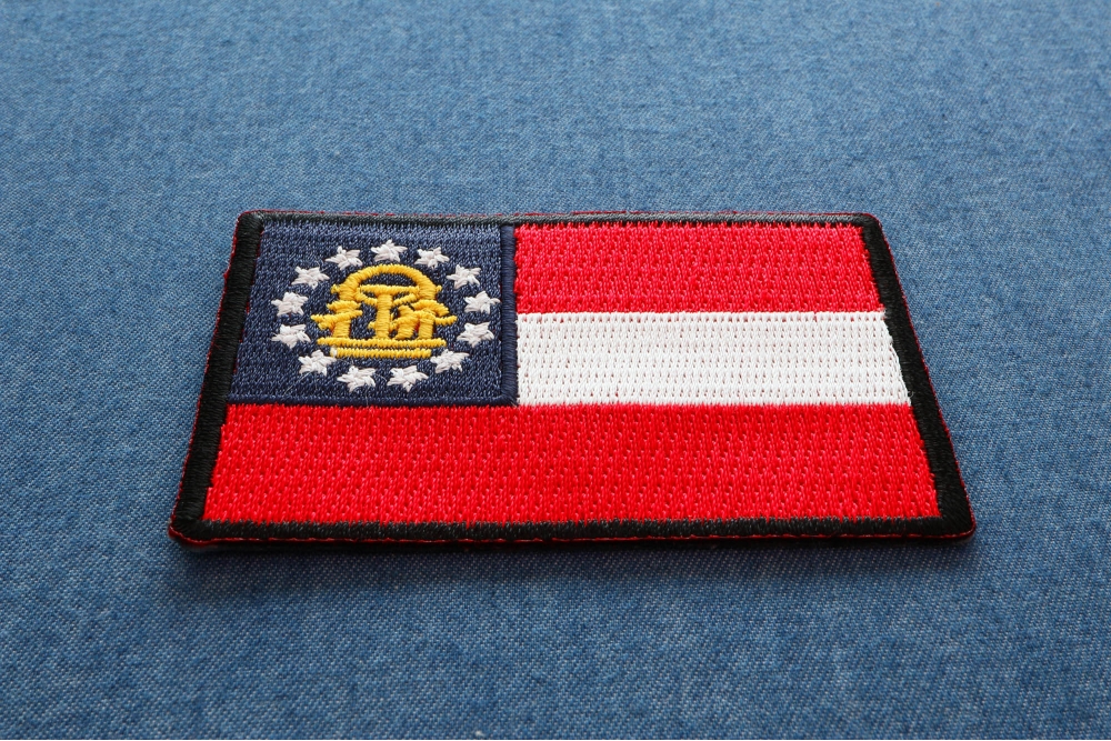Georgia State Flag Patch by Ivamis Patches