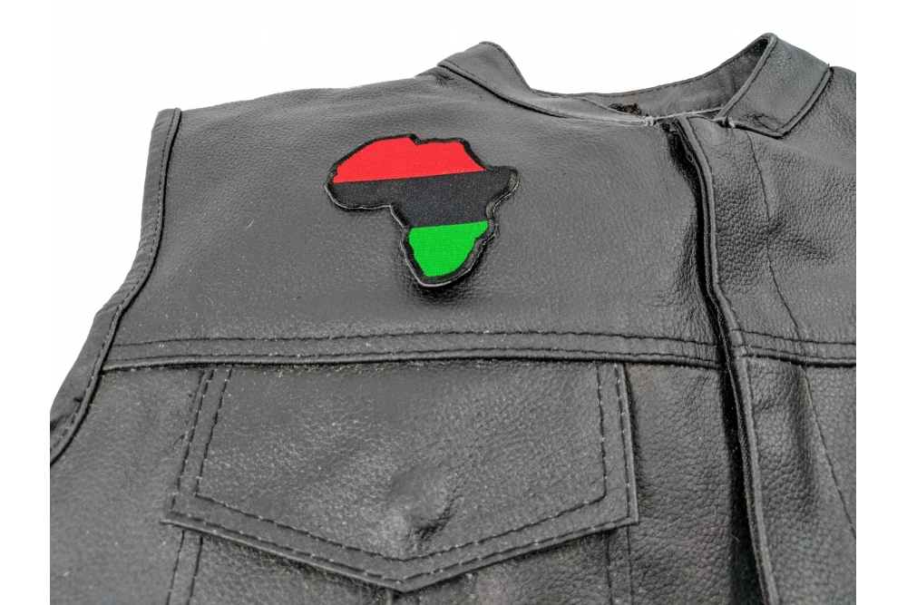 Africa Map Embroidered Iron On Flag Patch | Embroidered Patches by ...