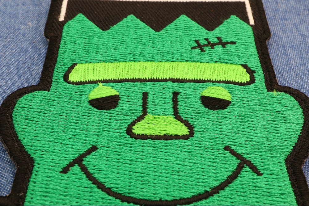 Whacky Frankenstein Funny Iron on Patch - Iron on Funny Patches by ...
