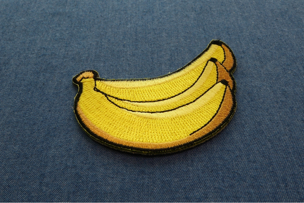 Bananas Funny Iron on Patch - Iron on Funny Patches by Ivamis Patches
