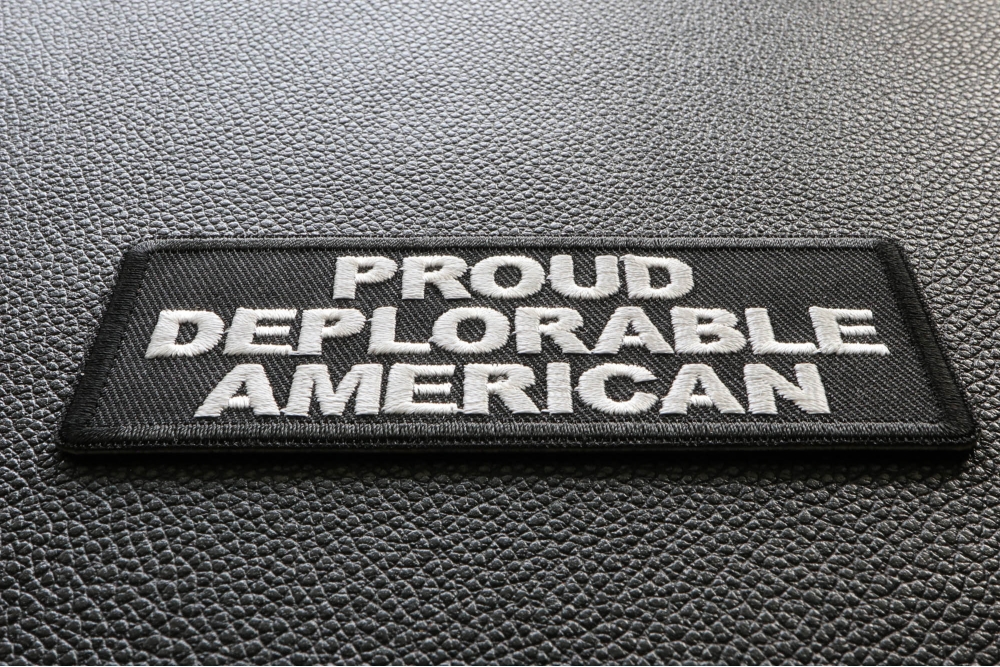 Proud Deplorable American Patch by Ivamis Patches