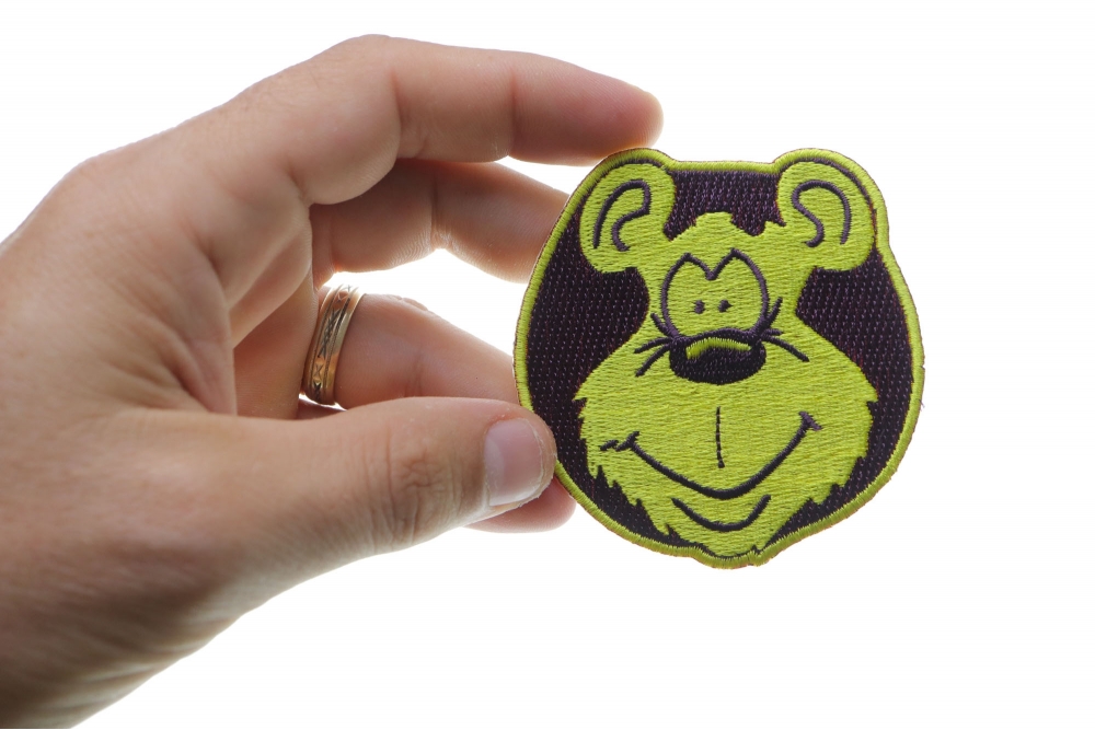 Cute Bear Funny Iron on Patch - Iron on Funny Patches by Ivamis Patches