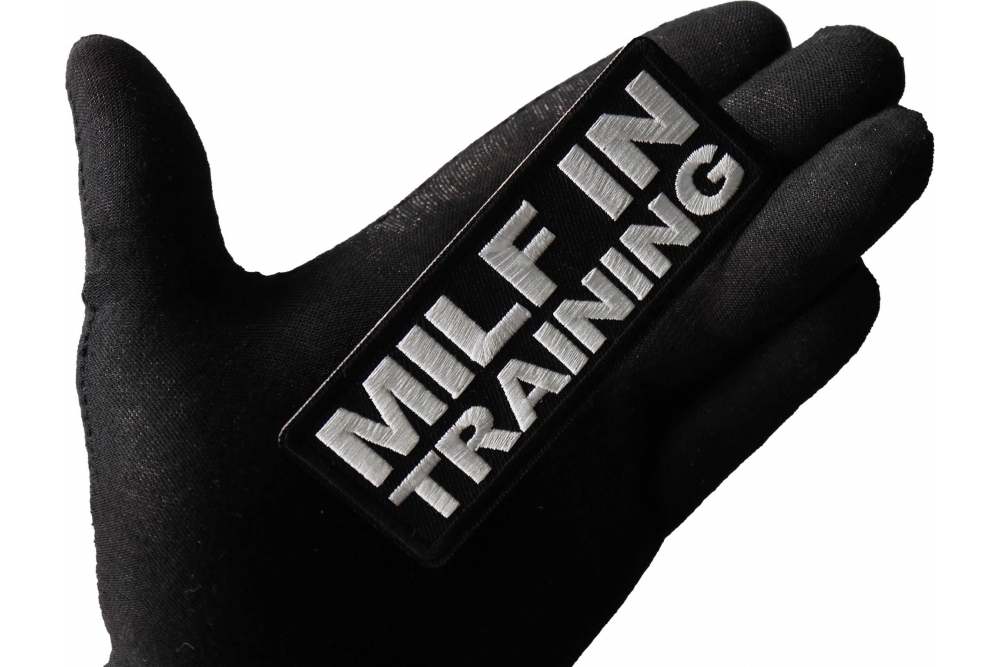 Milf in Training Funny Ladies Patch - Iron on Funny Patches by Ivamis ...