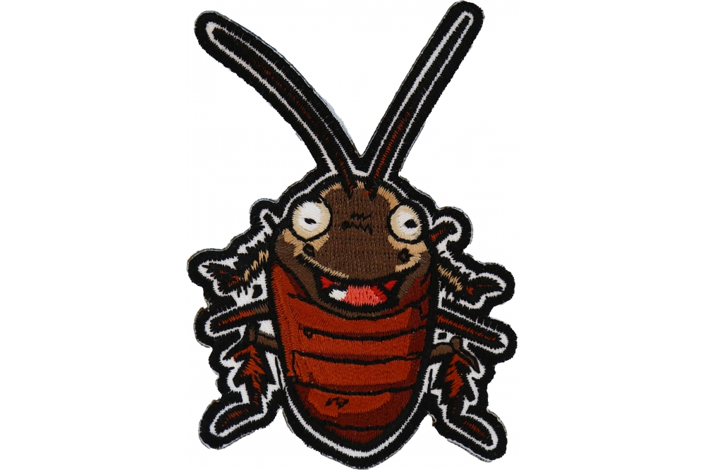 Cockroach Laugh Patch - Iron on Funny Patches by Ivamis Patches