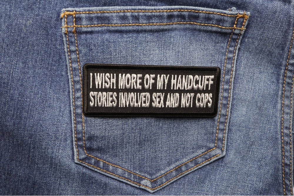 I wish more of My Handcuff Stories involved Sex and Not Cops Patch by ...