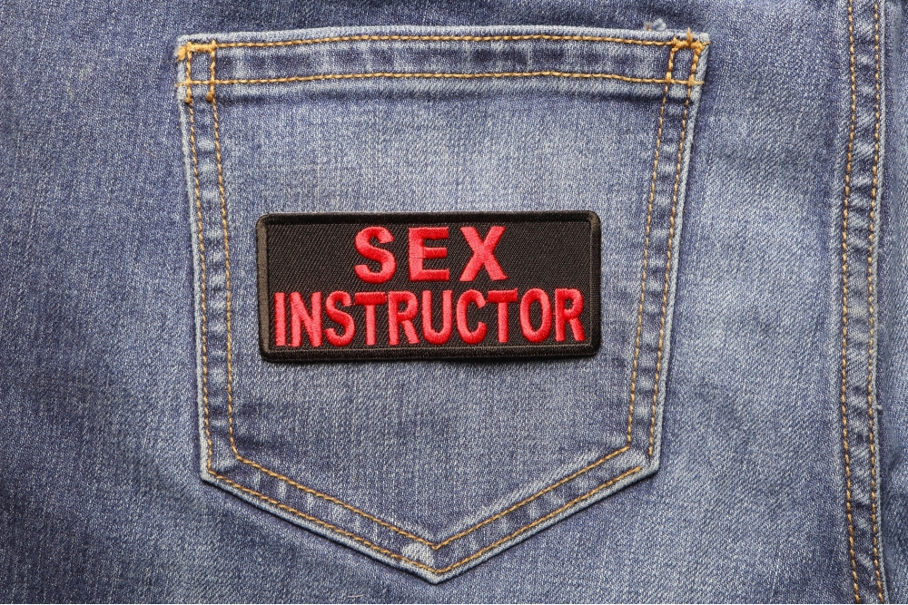 Sex Instructor Patch, Funny Patches for Adults by Ivamis Patches