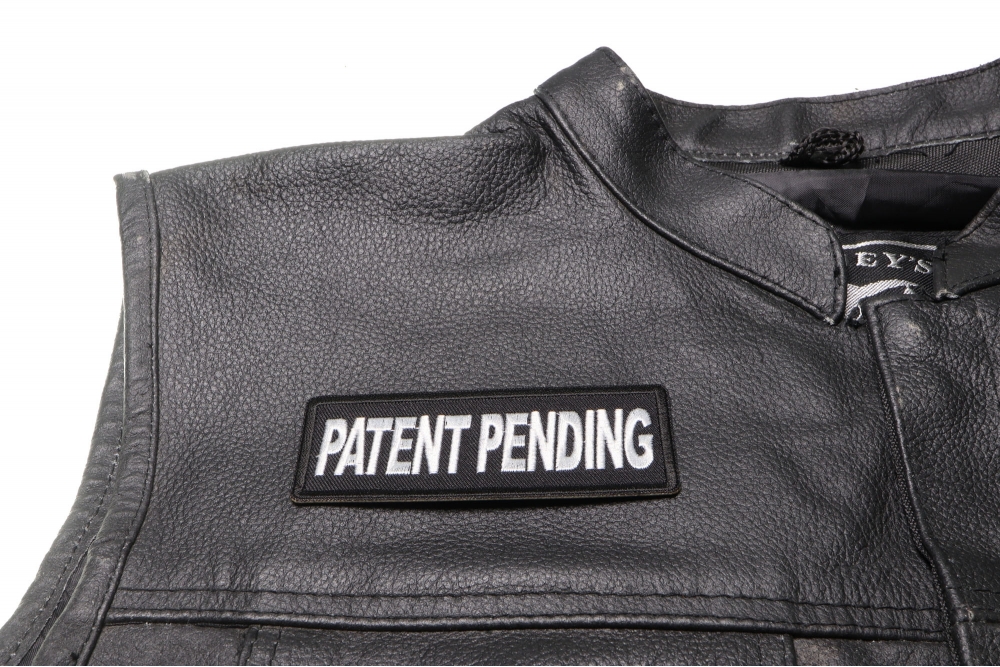 Patent Pending Funny Iron on Patch - Iron on Funny Patches by Ivamis ...