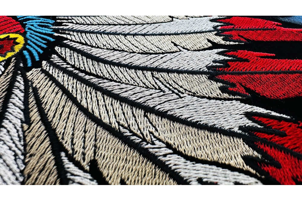 Indian Axes and Feathers Patch, Large Indian Patches by Ivamis Patches