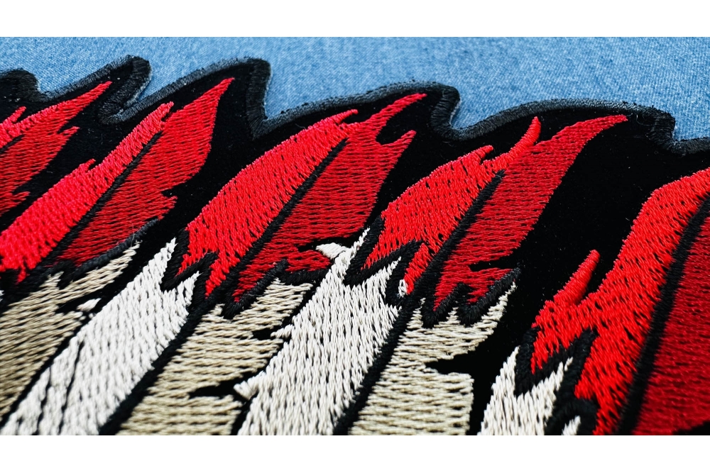 Indian Axes and Feathers Patch, Large Indian Patches by Ivamis Patches