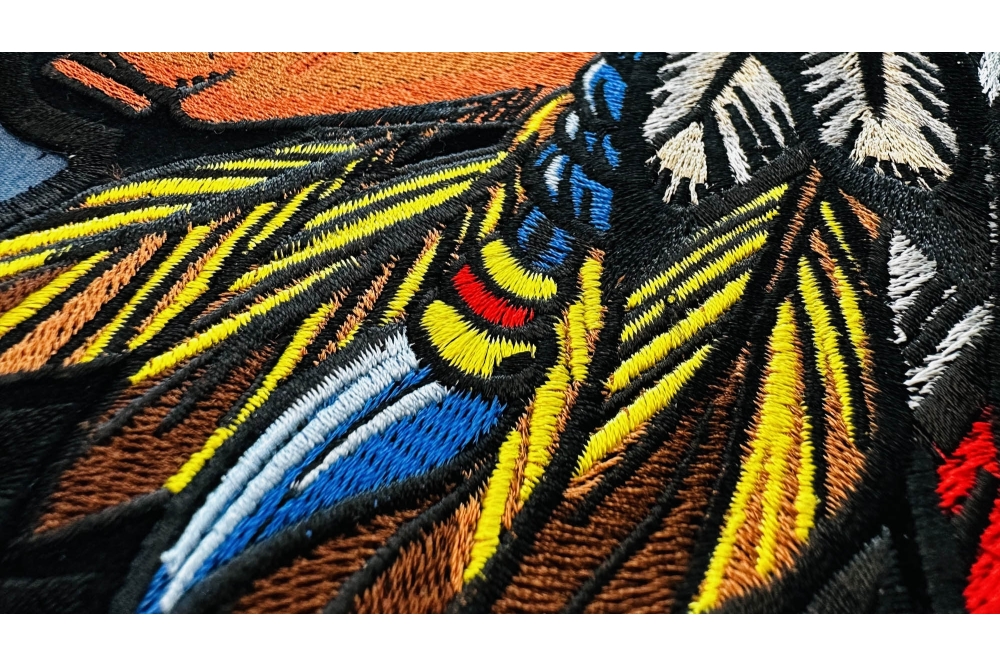 Indian Chief Patch, Large Indian Patches by Ivamis Patches