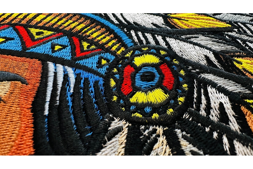 Indian Chief Patch, Large Indian Patches by Ivamis Patches