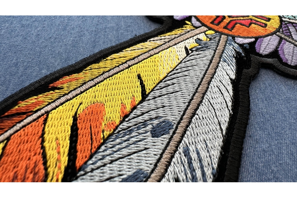 Feathers and Wings Patch, Large Ladies Back Patches for Jackets by ...