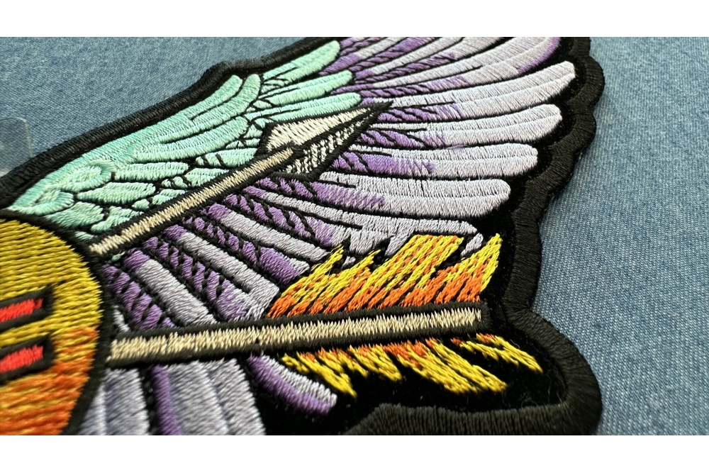 Feathers and Wings Patch, Large Ladies Back Patches for Jackets by ...