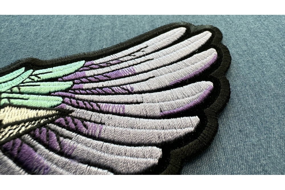 Feathers and Wings Patch, Large Ladies Back Patches for Jackets by ...