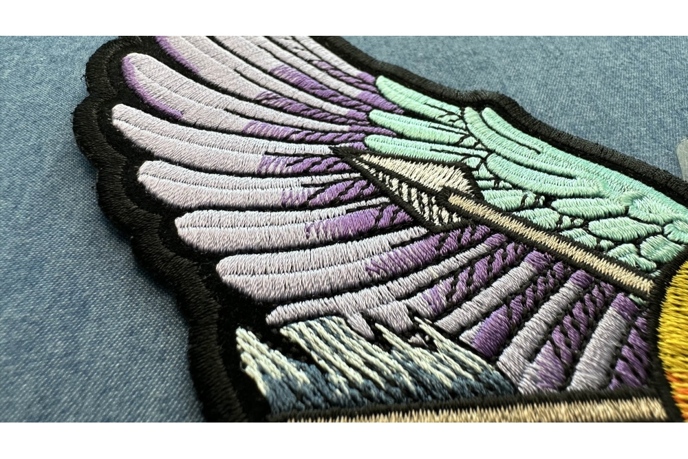 Feathers and Wings Patch, Large Ladies Back Patches for Jackets by ...