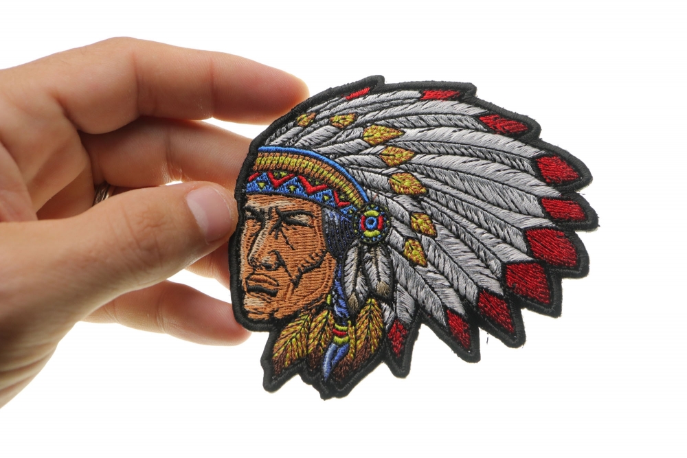 Indian Chief Patch for Jackets by Ivamis Patches