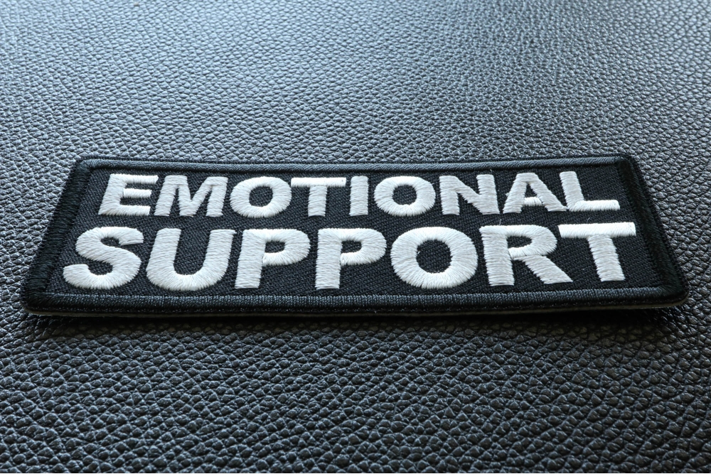 Emotional Support Patch, Morale Patches, Sew or Iron on by Ivamis Patches
