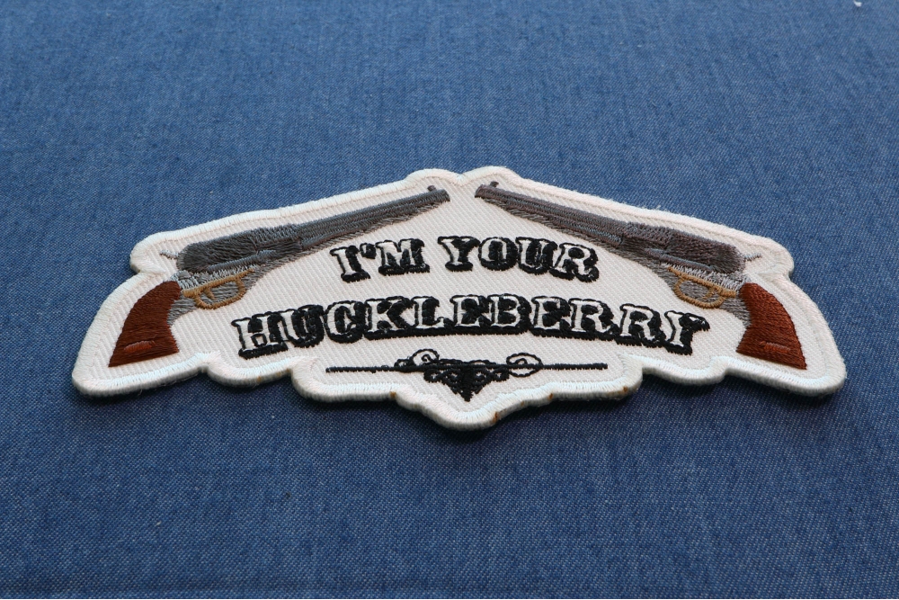 I'm Your Huckleberry Patch | Embroidered Patches by Ivamis Patches