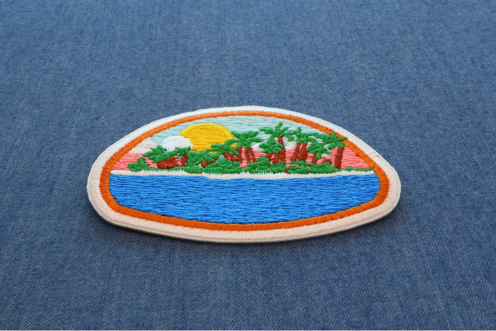 Paradise Island Iron on Patch by Ivamis Patches