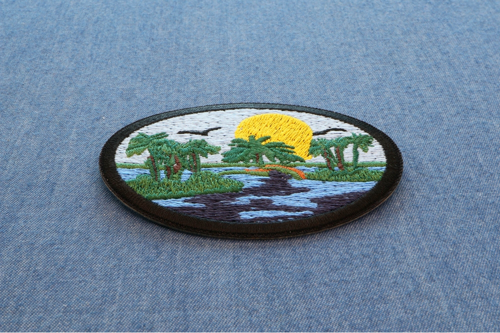Sunset Paradise Iron on Patch by Ivamis Patches