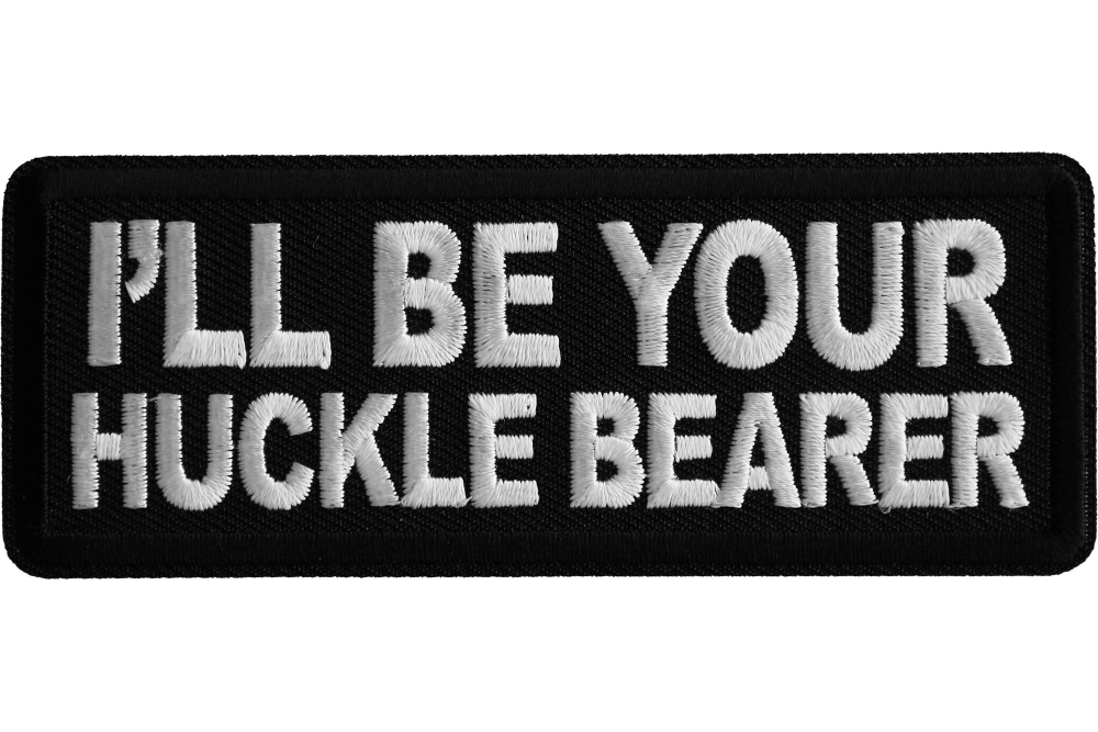 I'll be Your Huckle Bearer Iron on Patch by Ivamis Patches