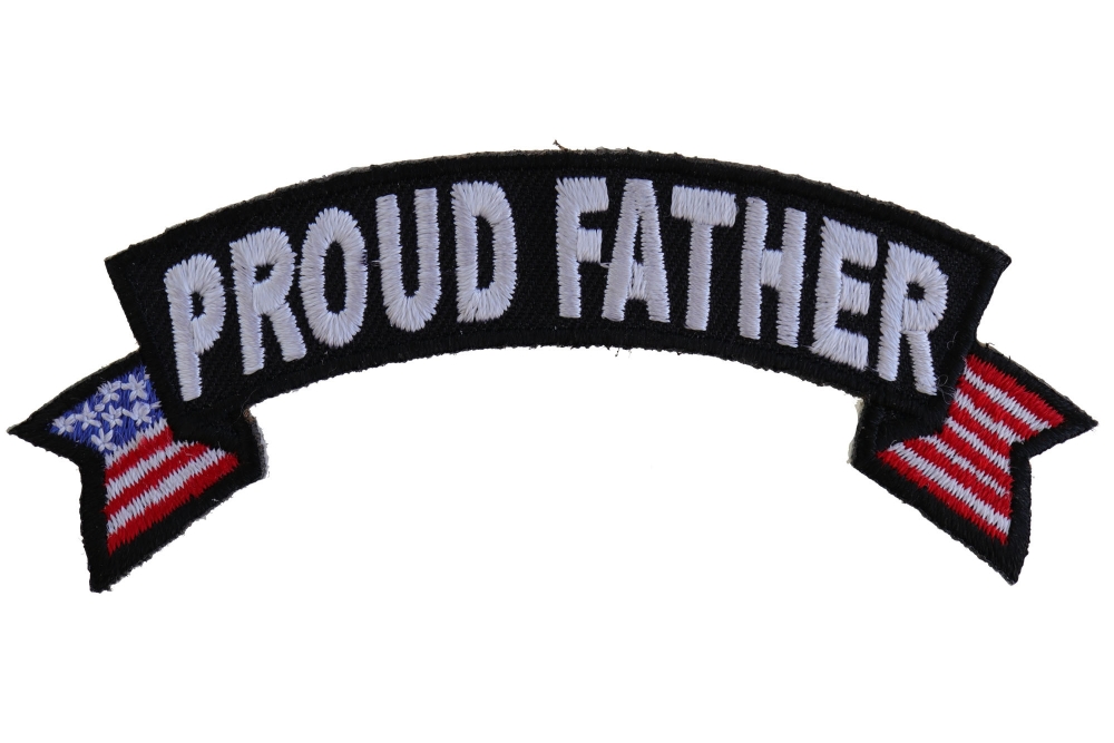 Proud Father US Flag Rocker Patch | US Coast Guard Military Veteran ...
