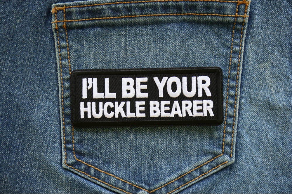 I'll be Your Huckle Bearer Iron on Patch by Ivamis Patches