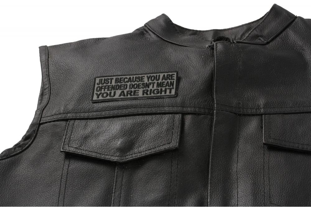 Just Because You Are Offended Doesn't Mean You're Right Patch by Ivamis ...