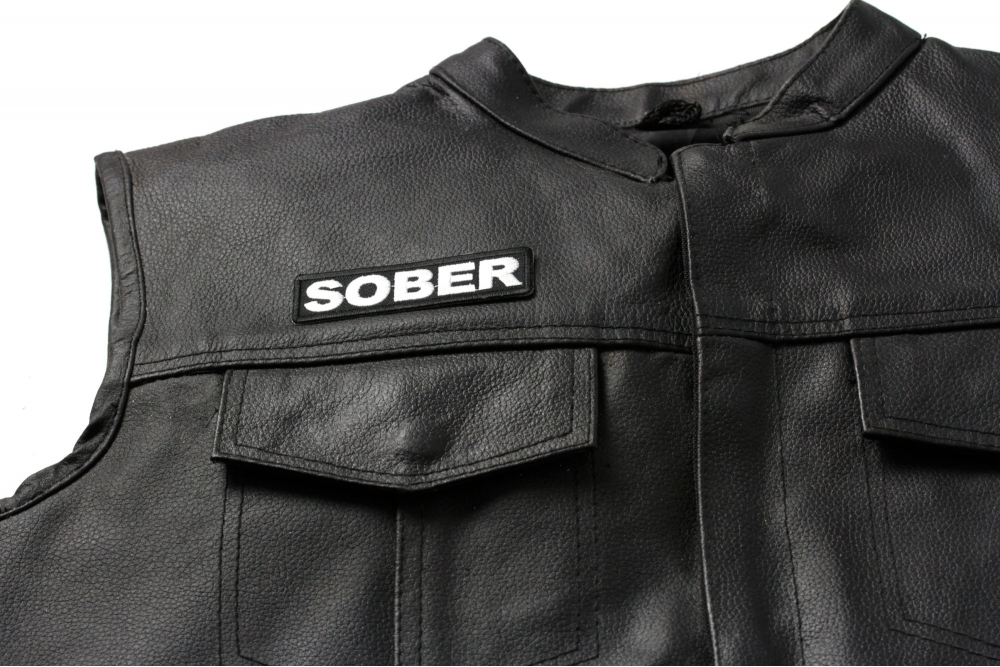 Sober Patch - Embroidered Iron On Badge For AA | Embroidered Patches by ...