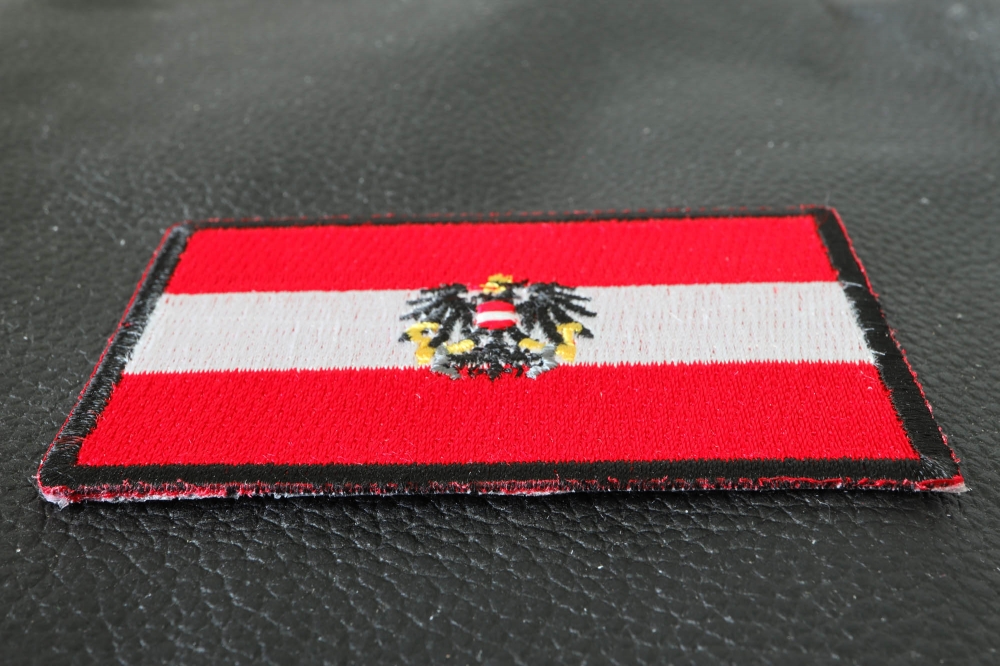 Austrian Flag Patch by Ivamis Patches