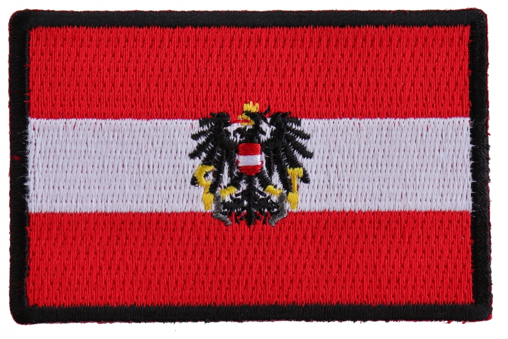 Austrian Flag Patch by Ivamis Patches