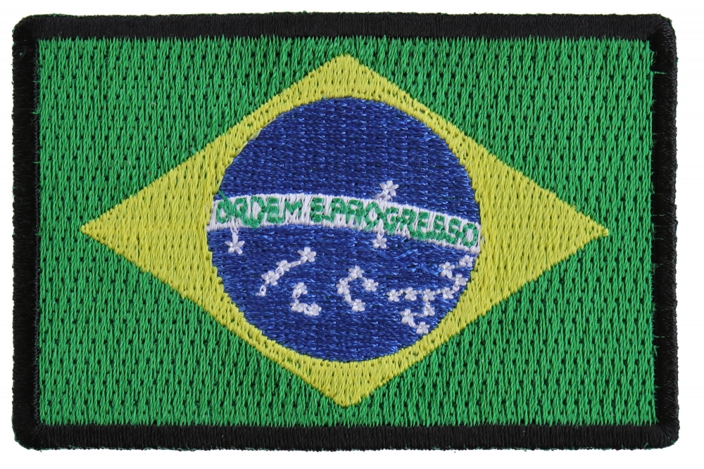 Brazil Flag Patch by Ivamis Patches