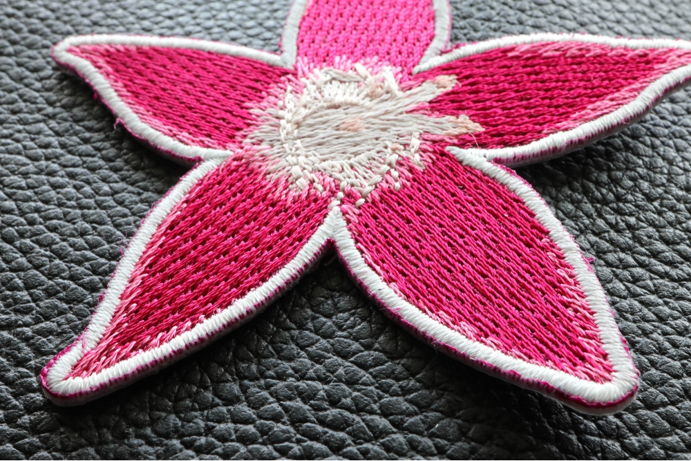 Pink Flower Patch by Ivamis Patches