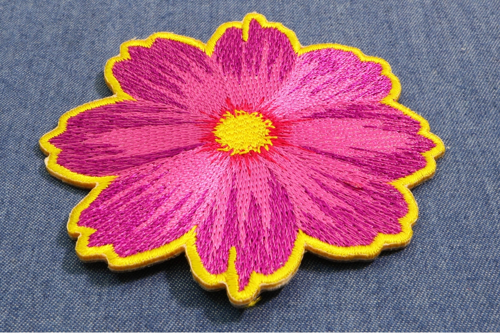 Pink Flower Patch by Ivamis Patches